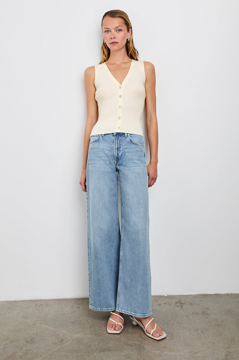 Rails - Rosa Vest - Ivory – Jones & Daughters