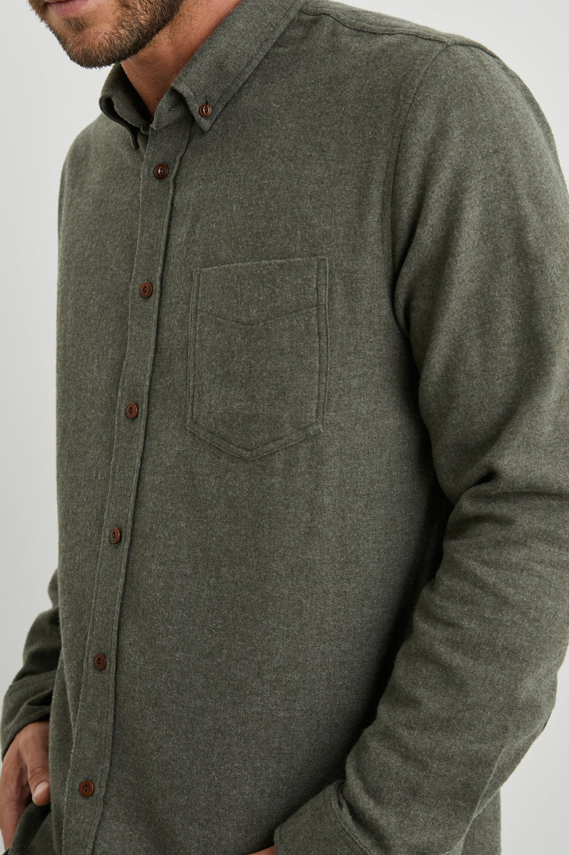 Rails - Runson Shirt - Hunter Green – Jones & Daughters