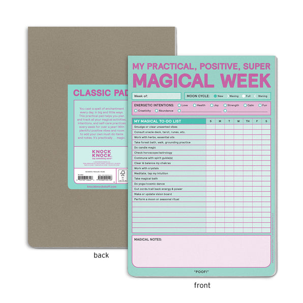 Magical Week Pad (Pastel Version) – Jones & Daughters