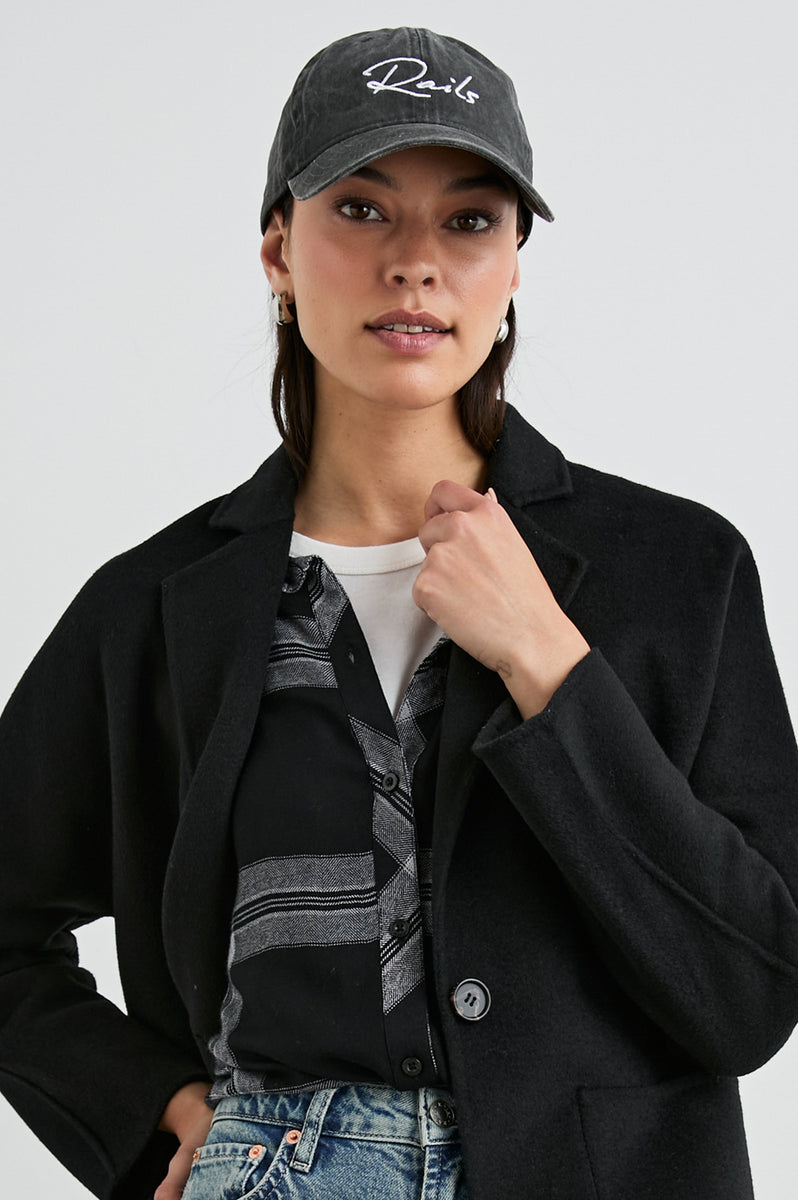 Rails - Anniversary Baseball Cap - Washed Black – Jones & Daughters