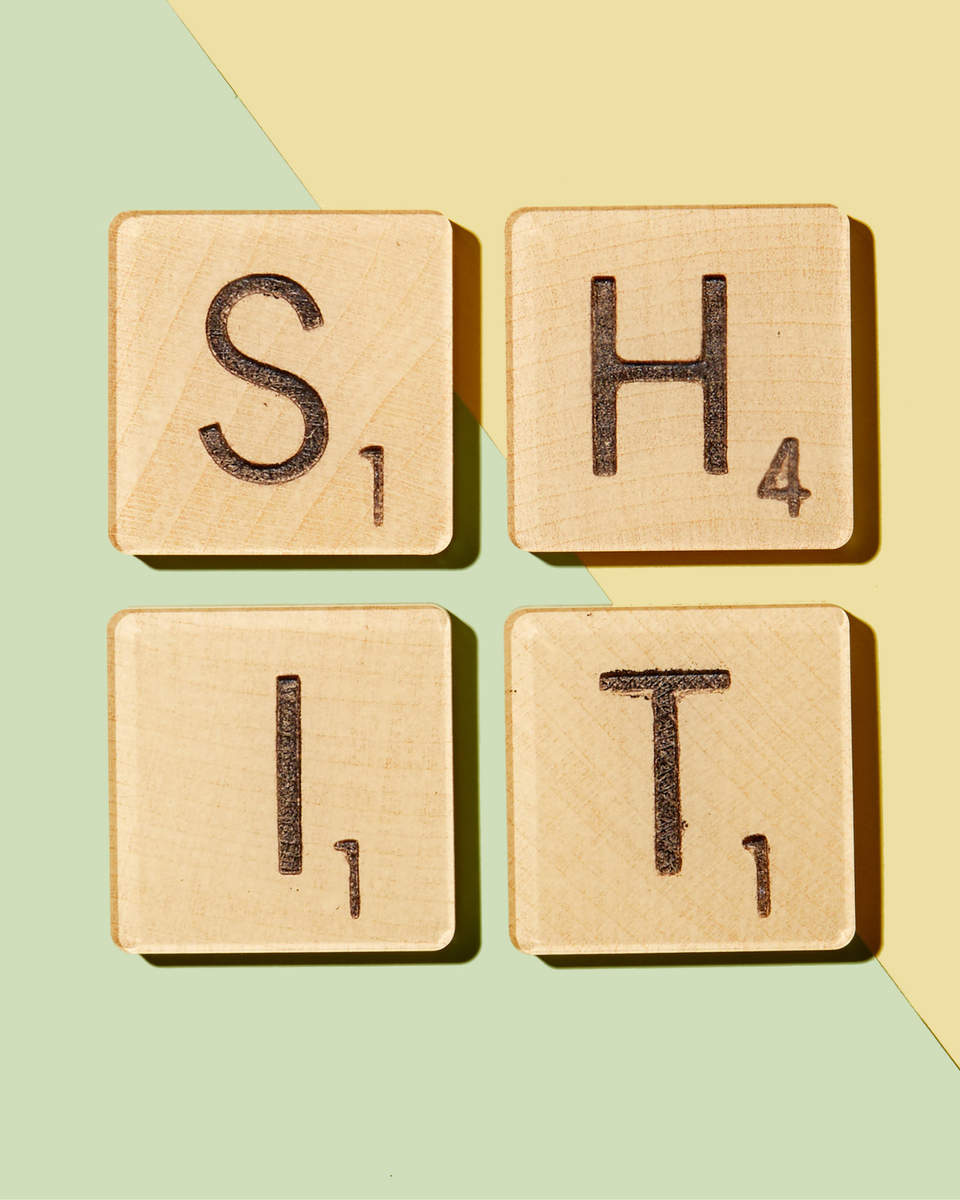 Shit Scrabble Tiles | Set of 4 Coasters – Jones & Daughters