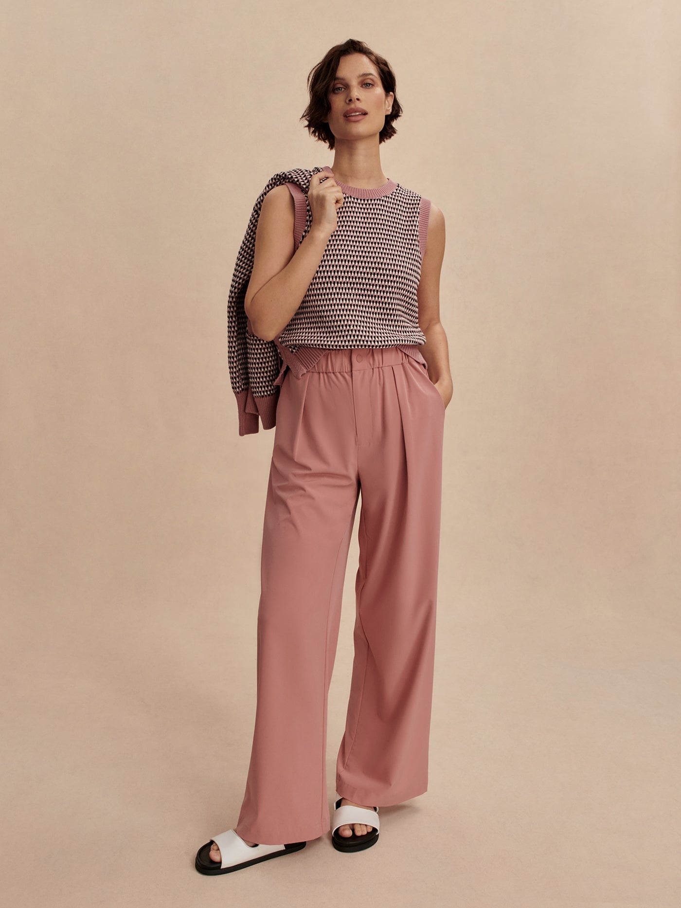 Varley - Kayson Wide Leg Pant 29.5" - Ash Rose – Jones & Daughters
