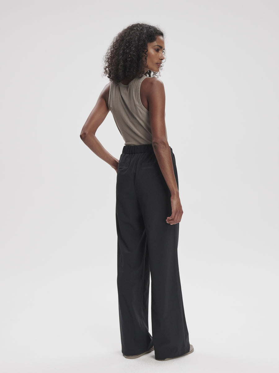 Varley - Kayson Wide Leg Pant 29.5" - Black – Jones & Daughters