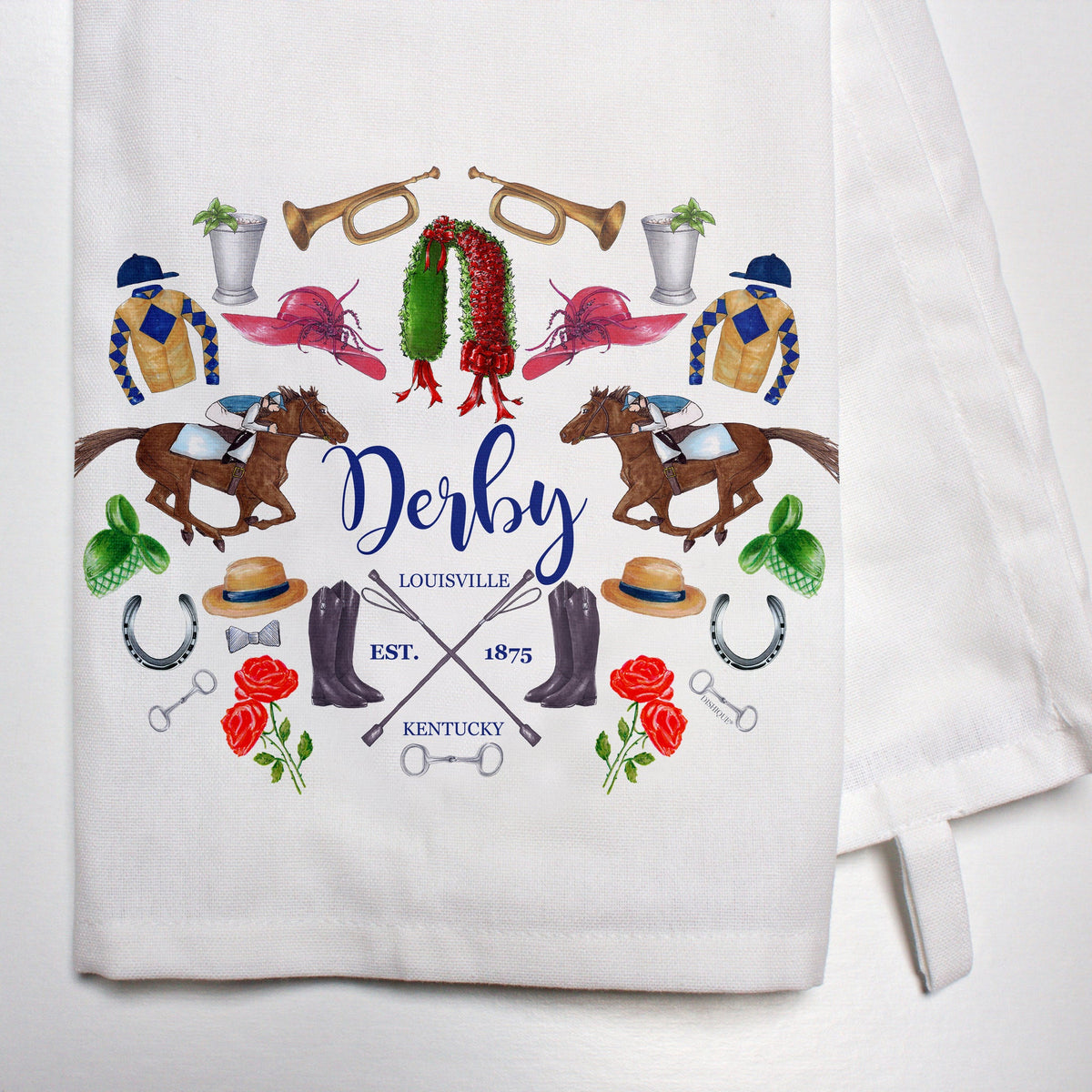 Derby Crest Towel – Jones & Daughters